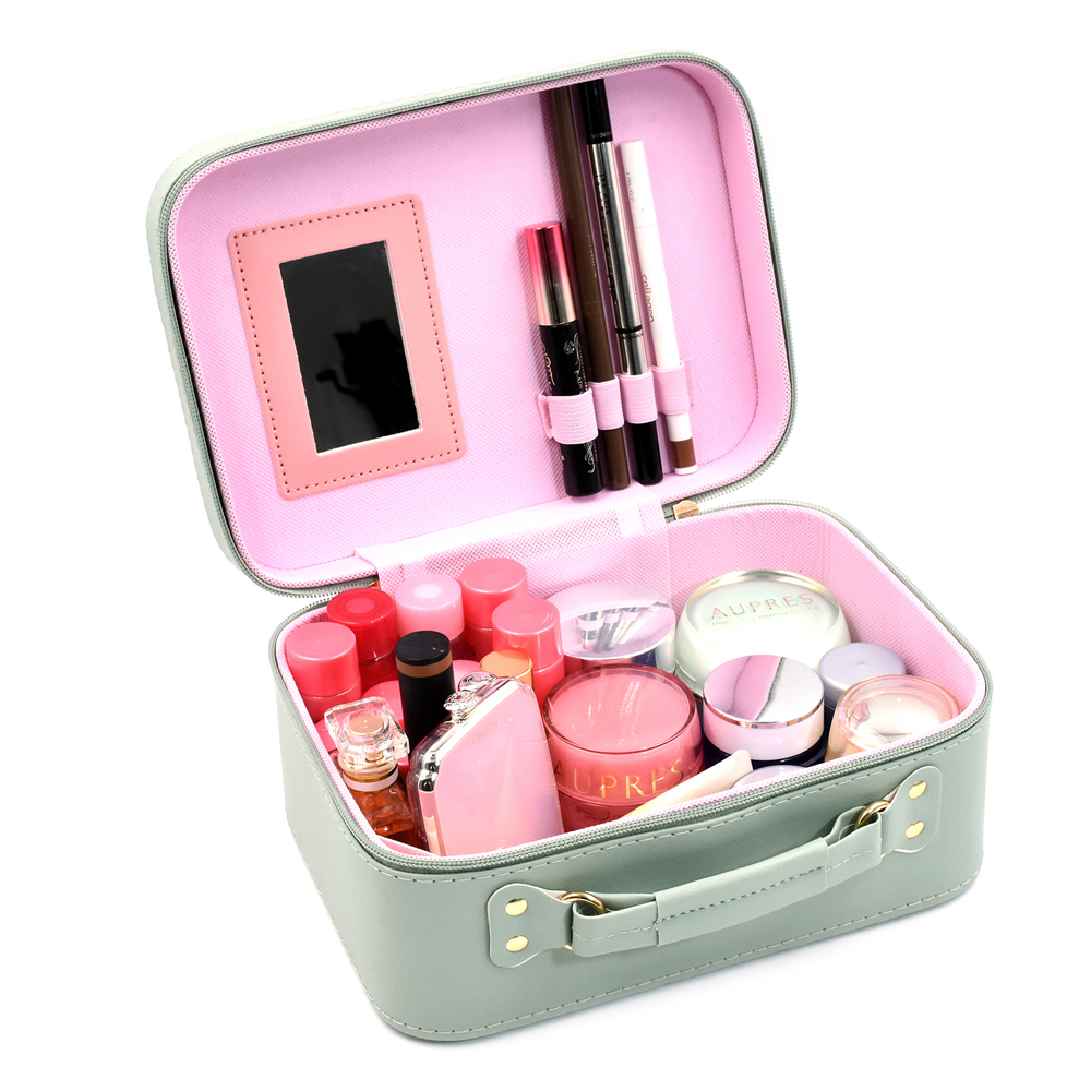 Large Capacity Travel Makeup Boxes With Mirror - Outdoor Adventure